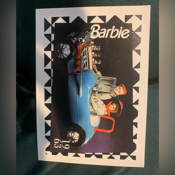 Mattel | Other | 991 Mattel Barbie Trading Card Barbie Hot Rod 221 ...